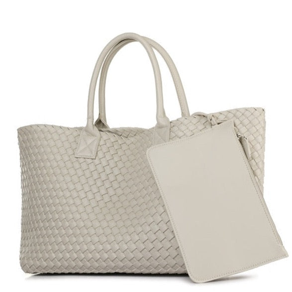 Nizza Faux Leather Woven Bags - 24 Colors – watereverysunday Nizza Faux Leather Woven Bags - 24 Colors – watereverysunday